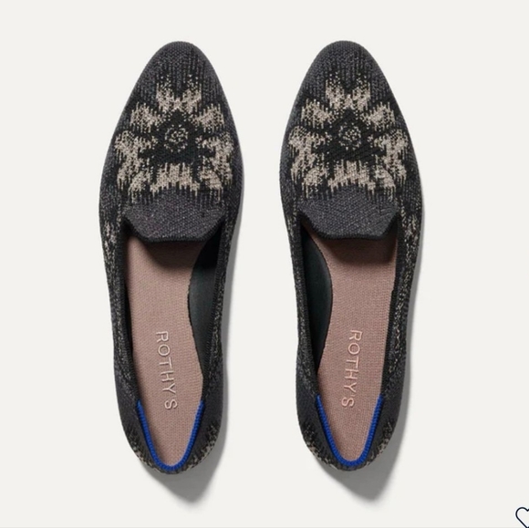 Rothy's | Shoes | Like New Rothys The Almond Loafer In Obsidian Rare ...